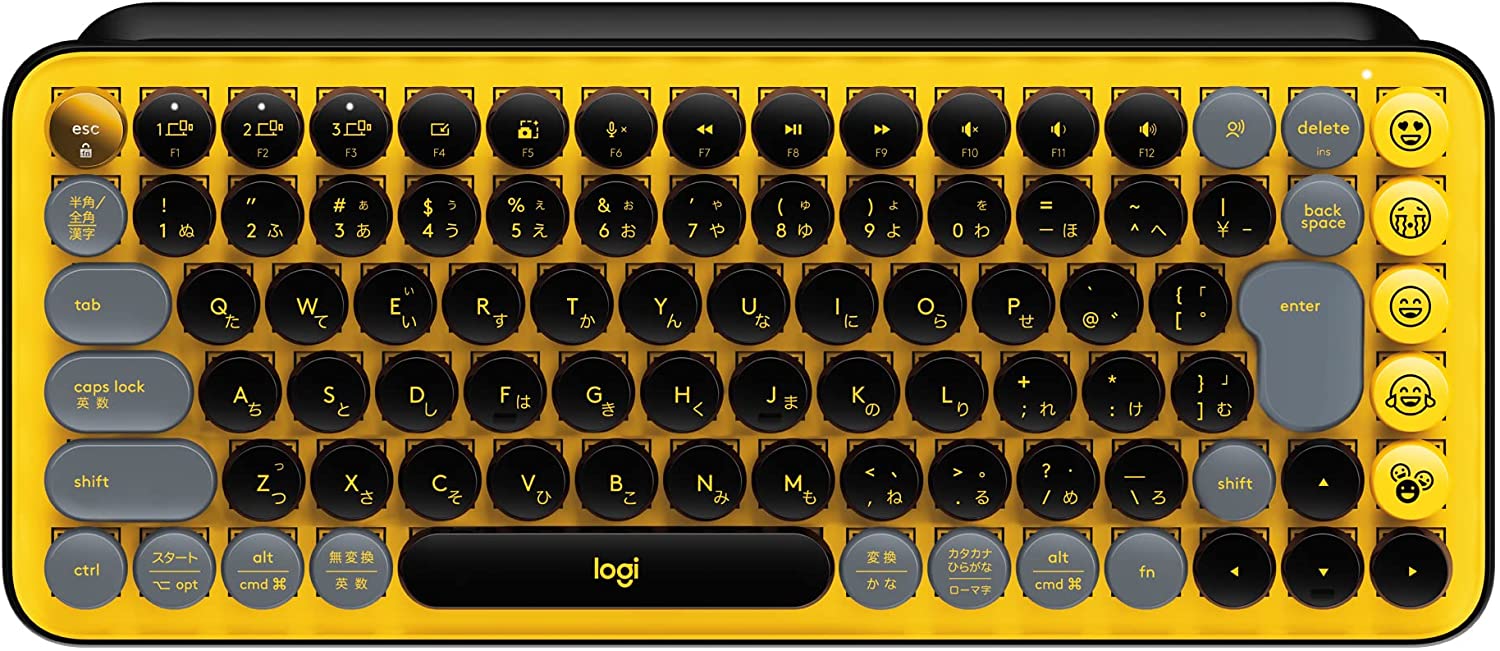 【Logicool POP KEYS K730 レビュー】可愛い無線メカニカルキーボード。トニカクカワイイけど、もしかして可愛いだけなんじゃないか？ - GADGENEKO -ガジェねこ-